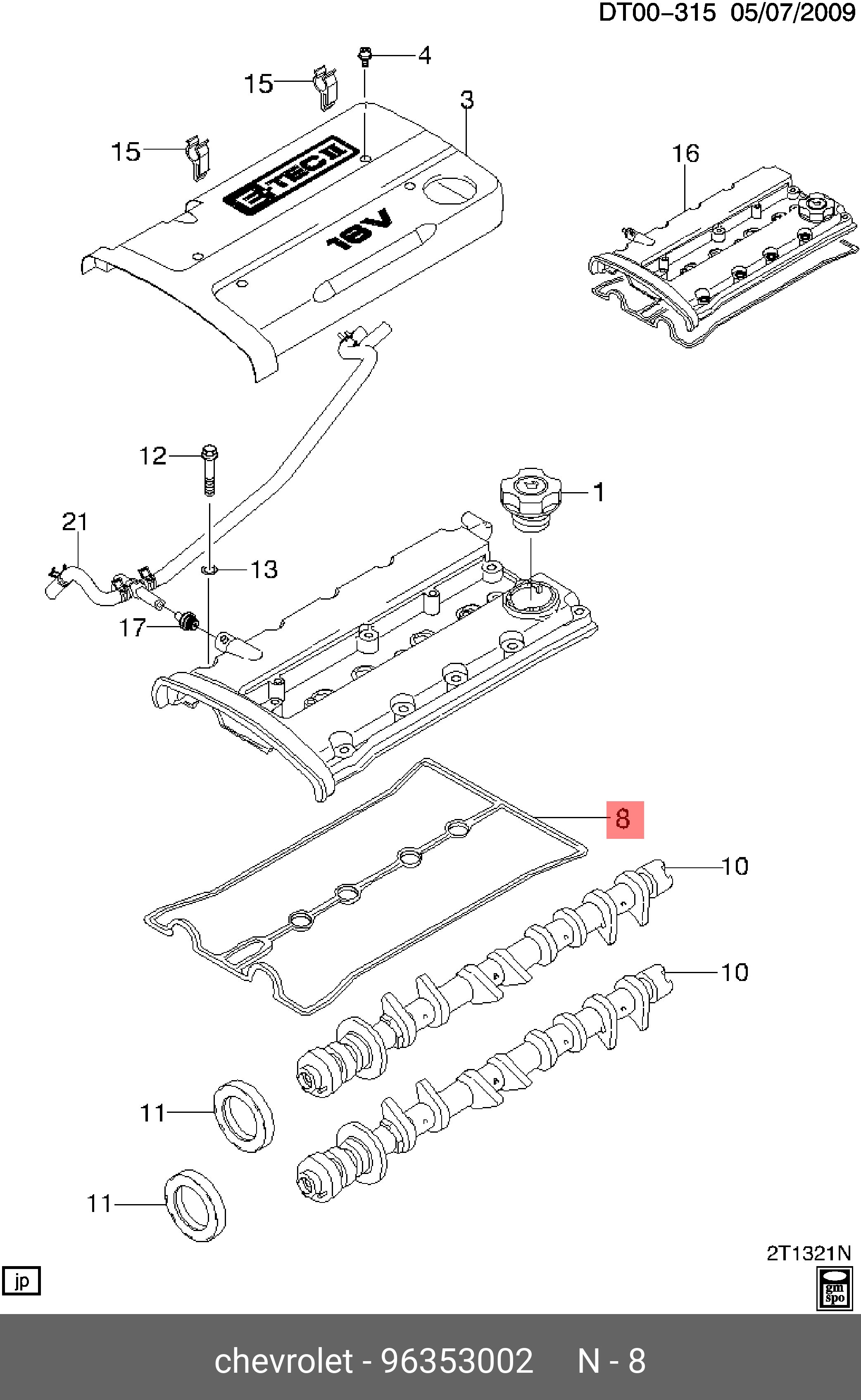 GM 96353002 96353002