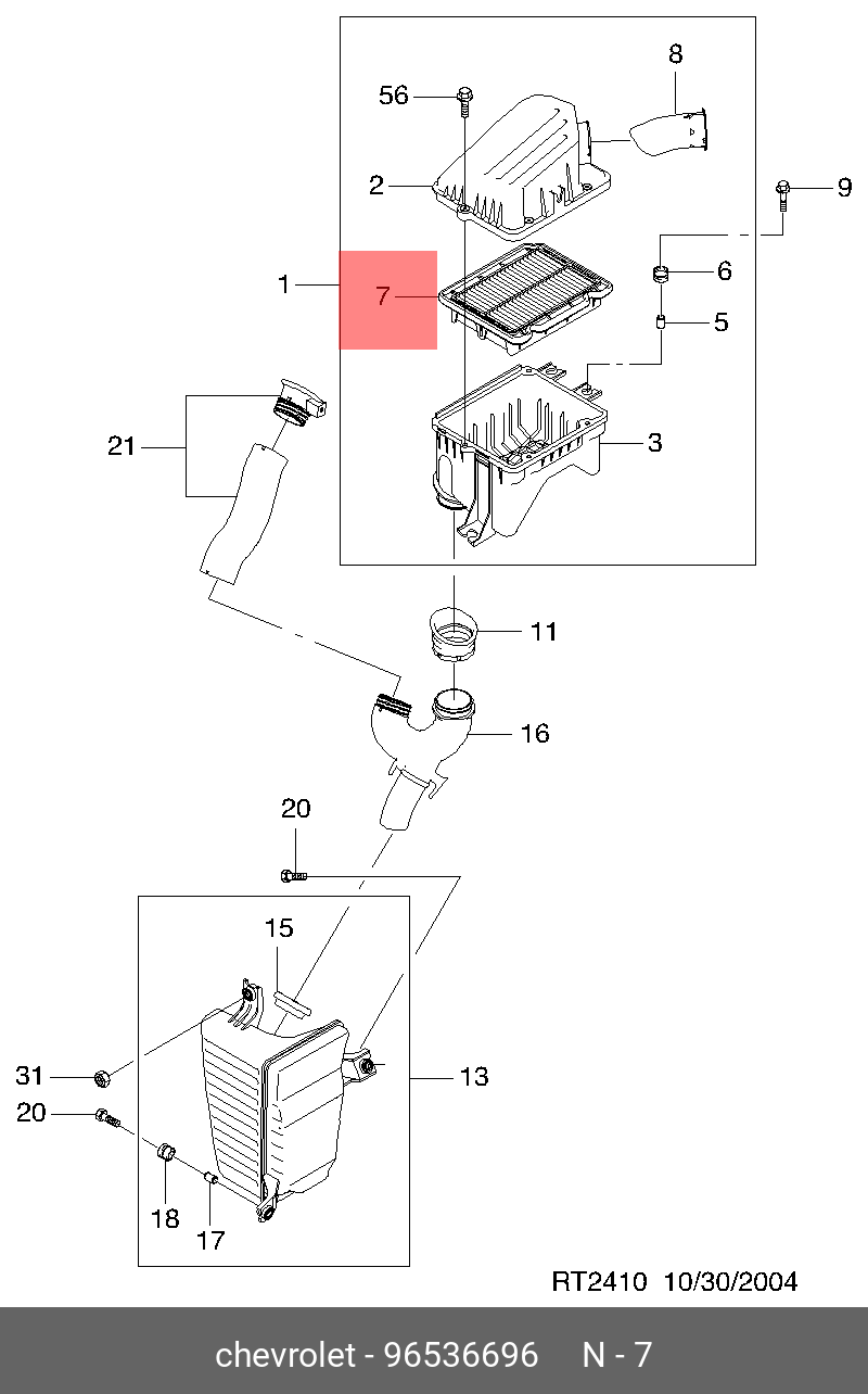 GM 96536696 96536697,96536696,19653-6696,69536697