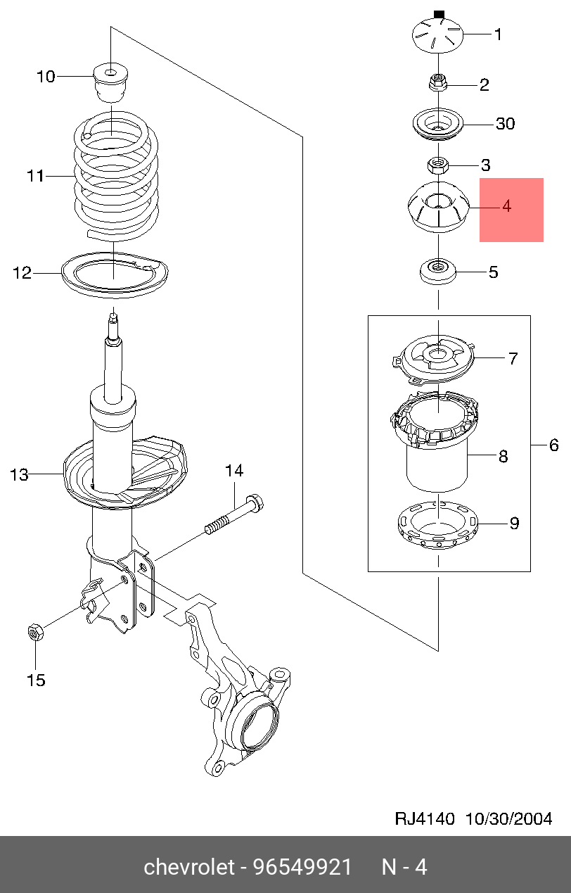 GM 96549921 96549921,93731583,41710-85Z00