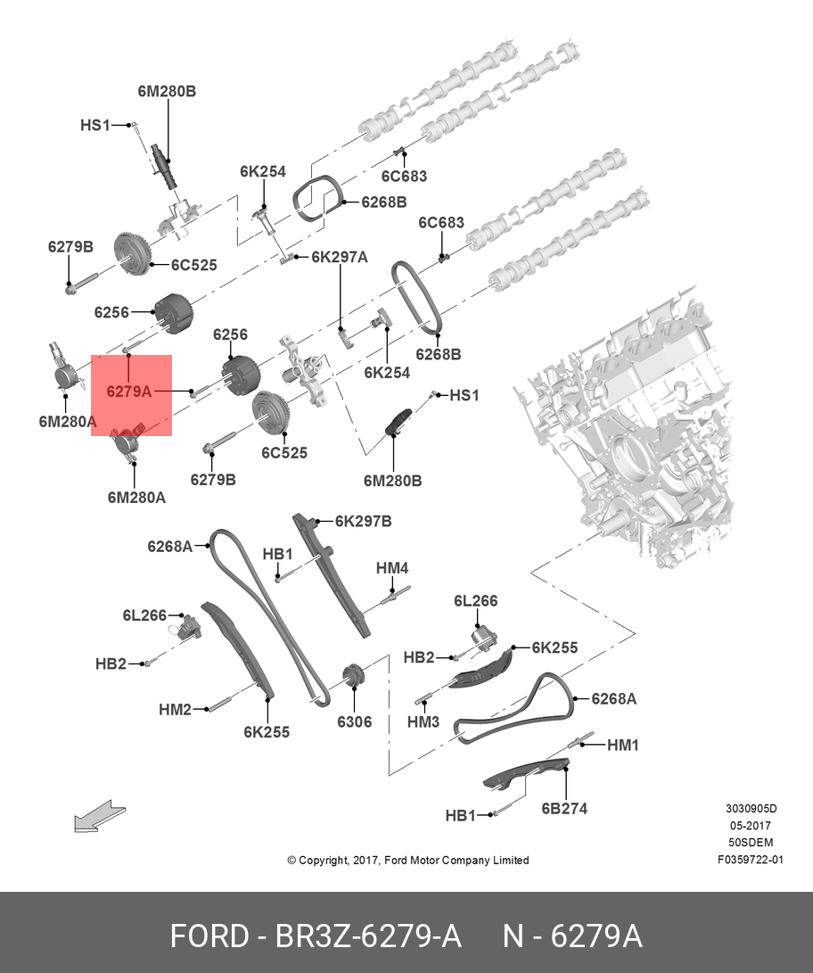 FORD BR3Z6279A BR3Z6279A
