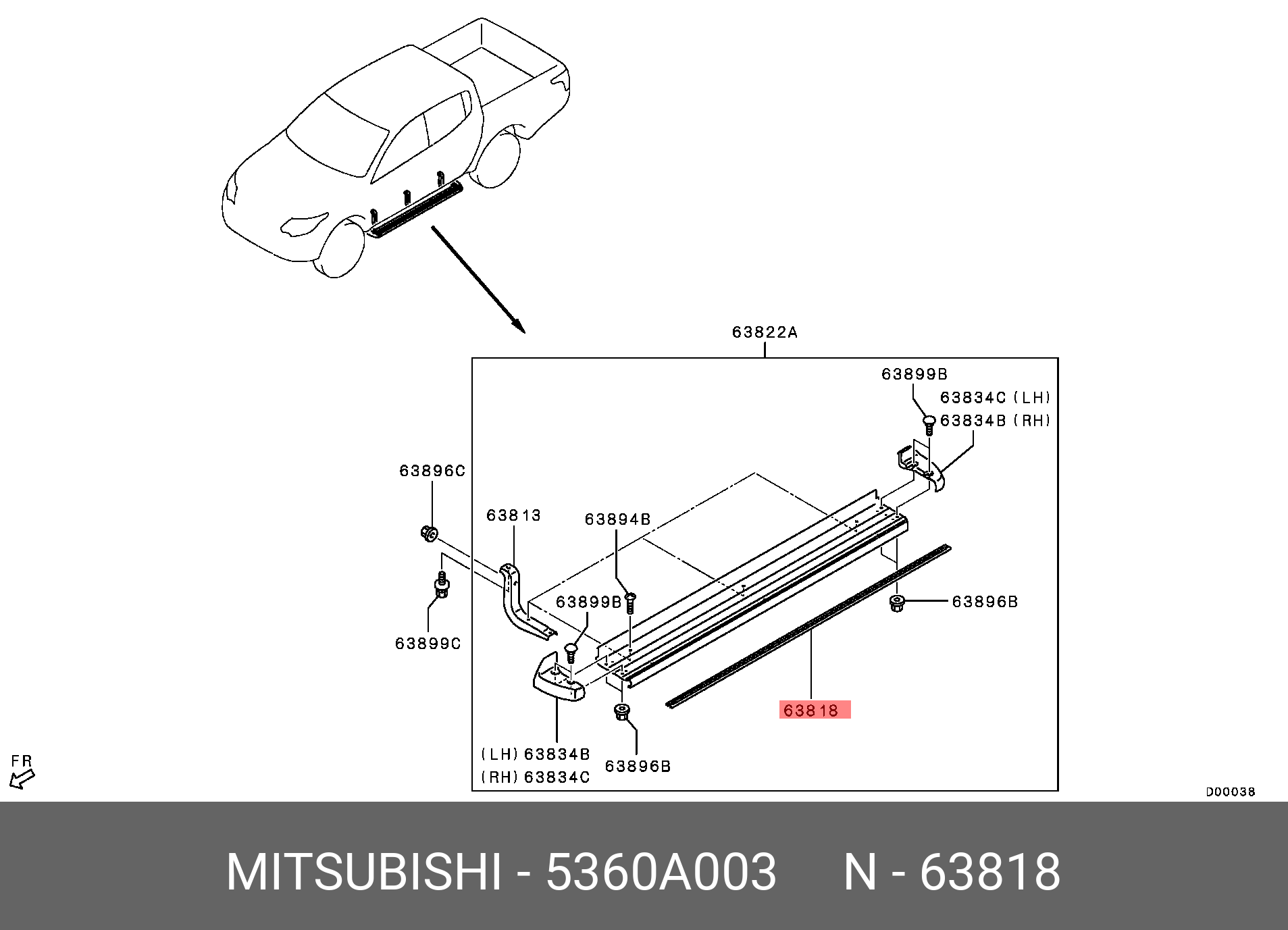 MITSUBISHI 5360A003 5360A003