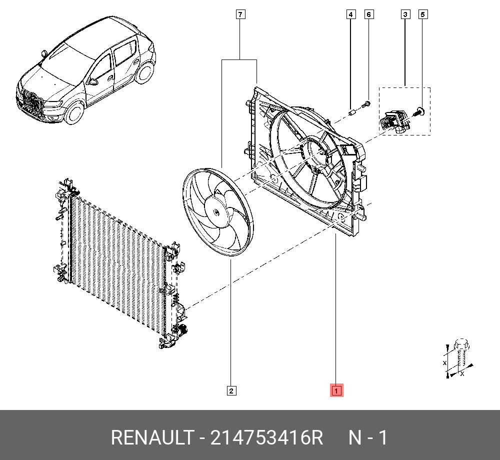RENAULT 214753416R 214753416R