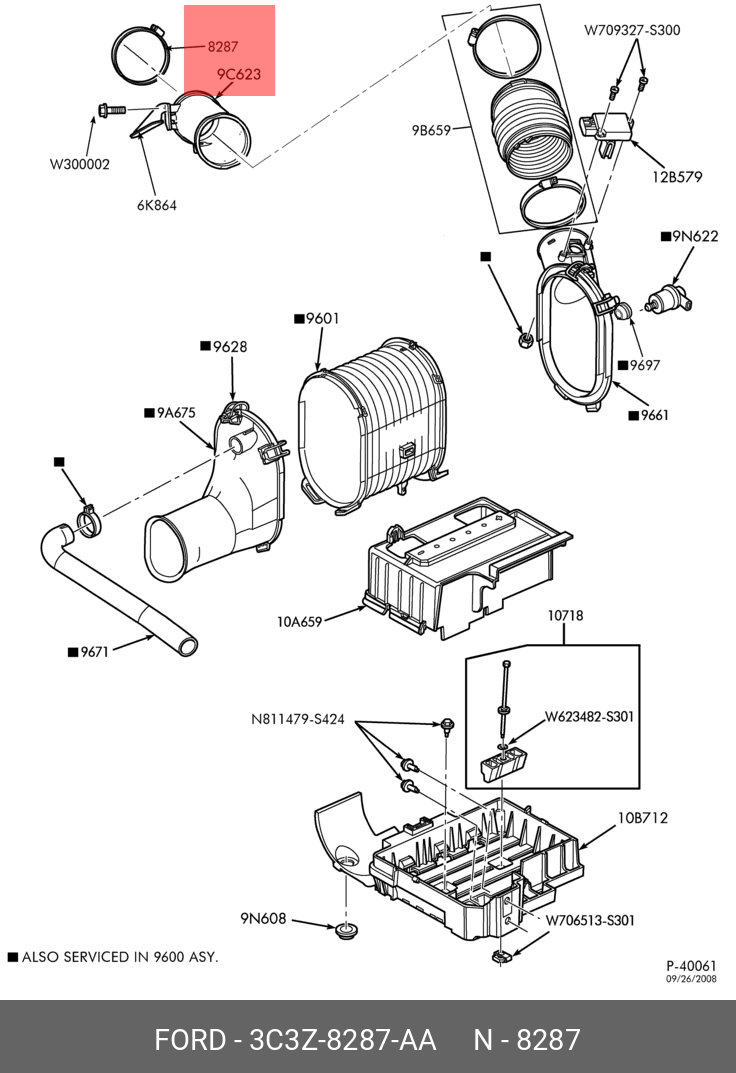 FORD 3C3Z8287AA 3C3Z8287AA