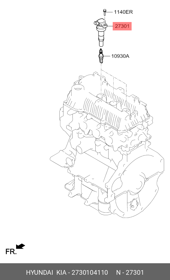 Hyundai / KIA 2730104110 2730104110