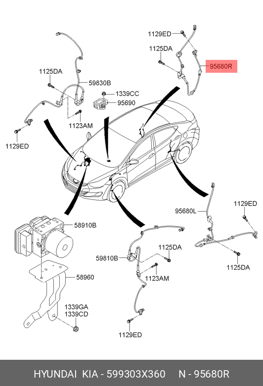 Hyundai / KIA 599303X360 599303X360