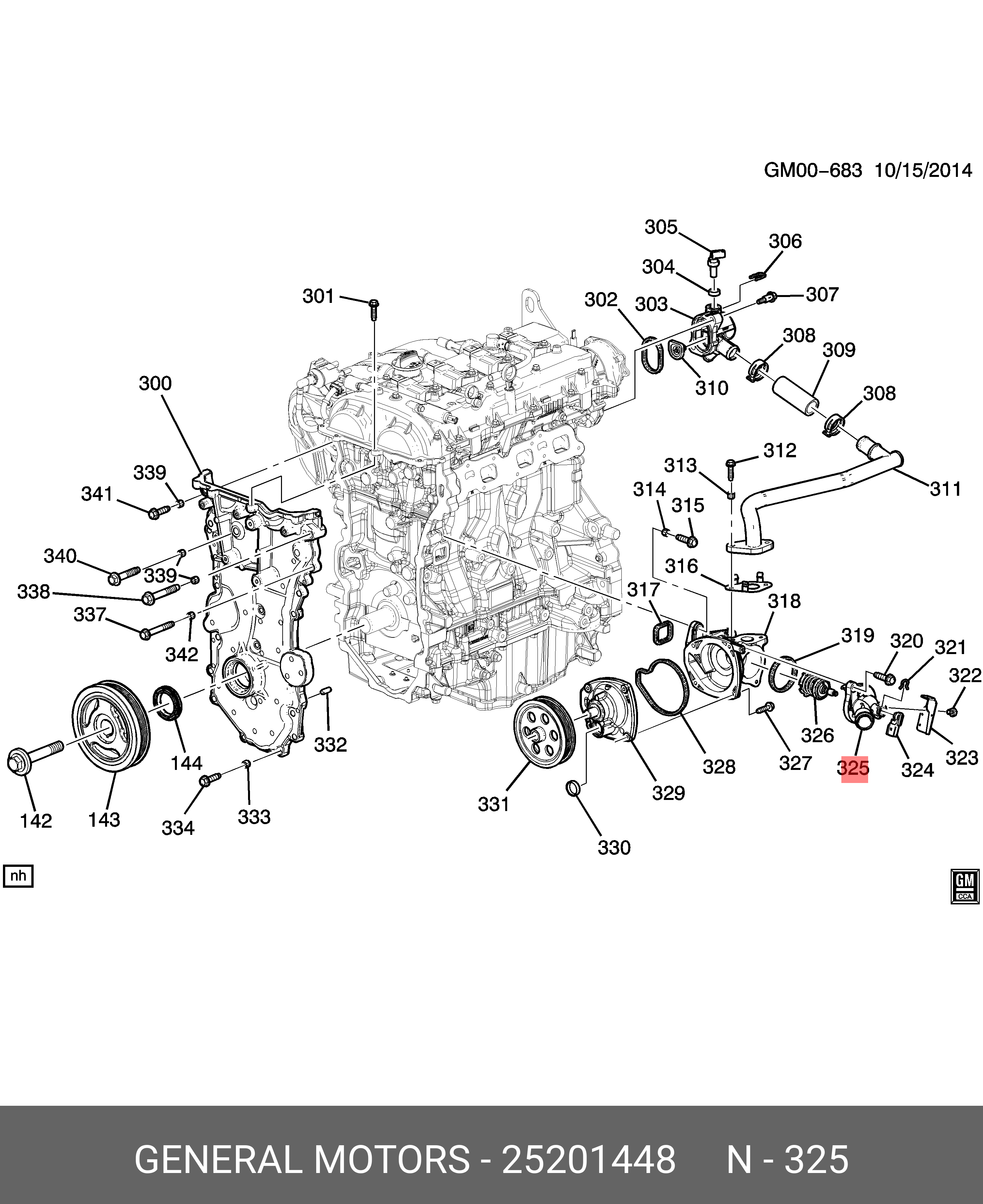 GM 25201448 25201448