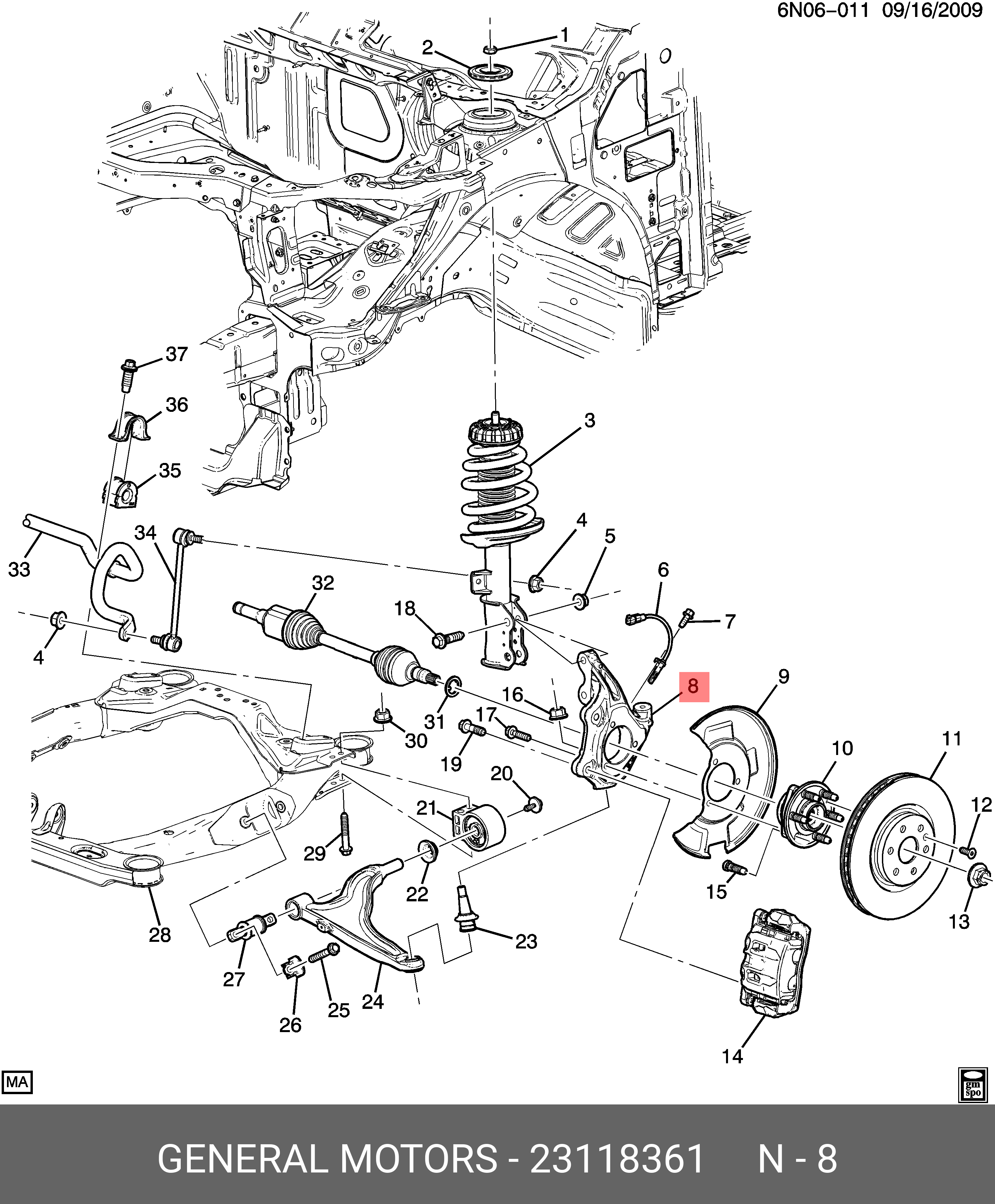 GM 23118361 23118361