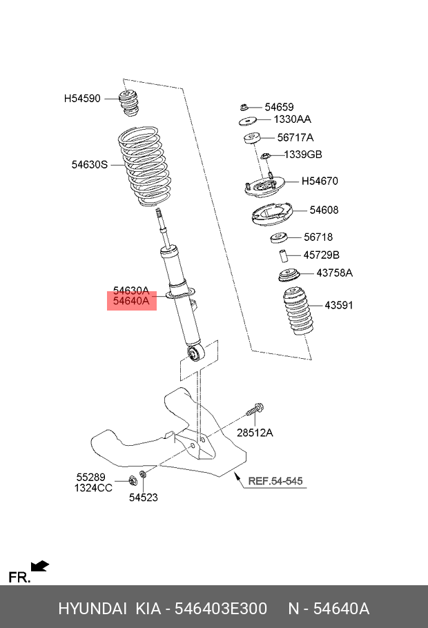 KIA 54640-3E300 54640-3E100,54640-3E300