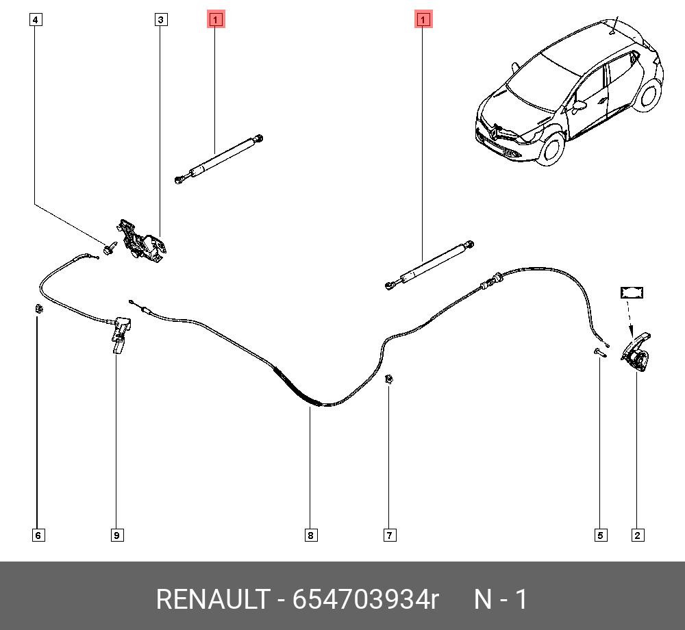 RENAULT 654703934R 654703934R
