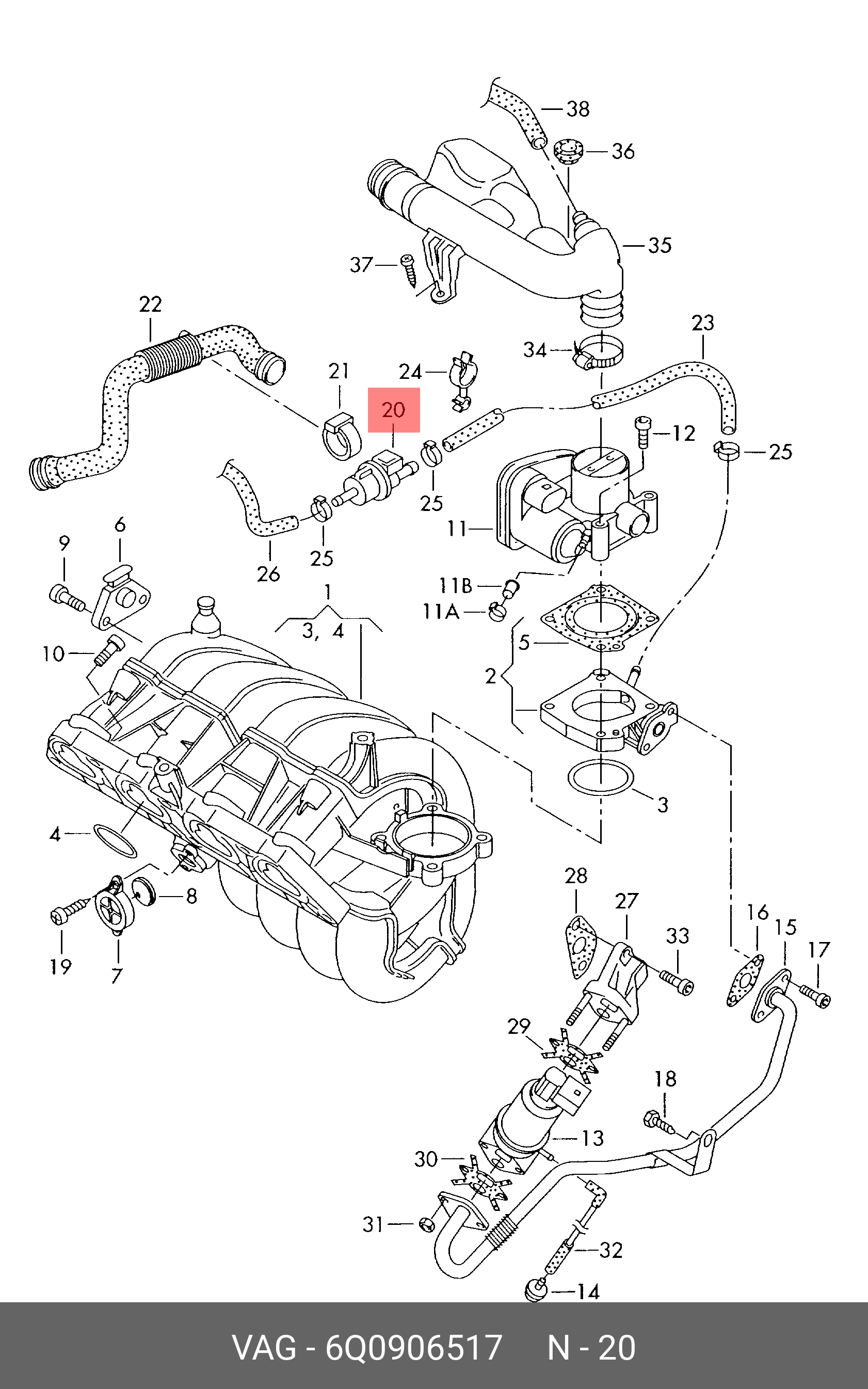 VOLKSWAGEN 6Q0906517 6Q0906517