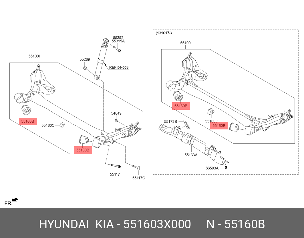 HYUNDAI 55160-3X000 55160-3X000,55160-3X000
