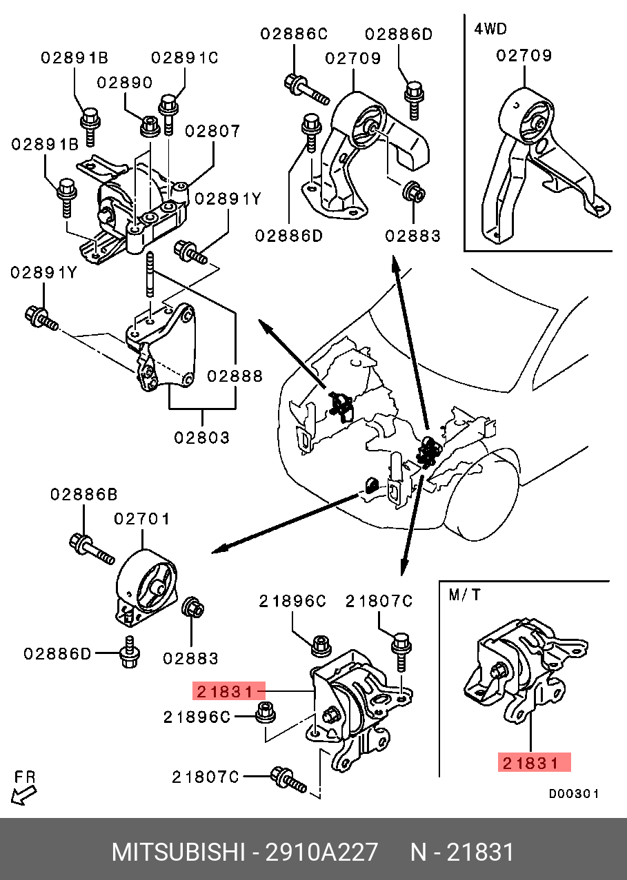 MITSUBISHI 2910A227 2910A227