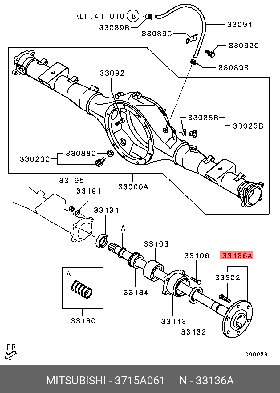 MITSUBISHI 3715A061 3715A061