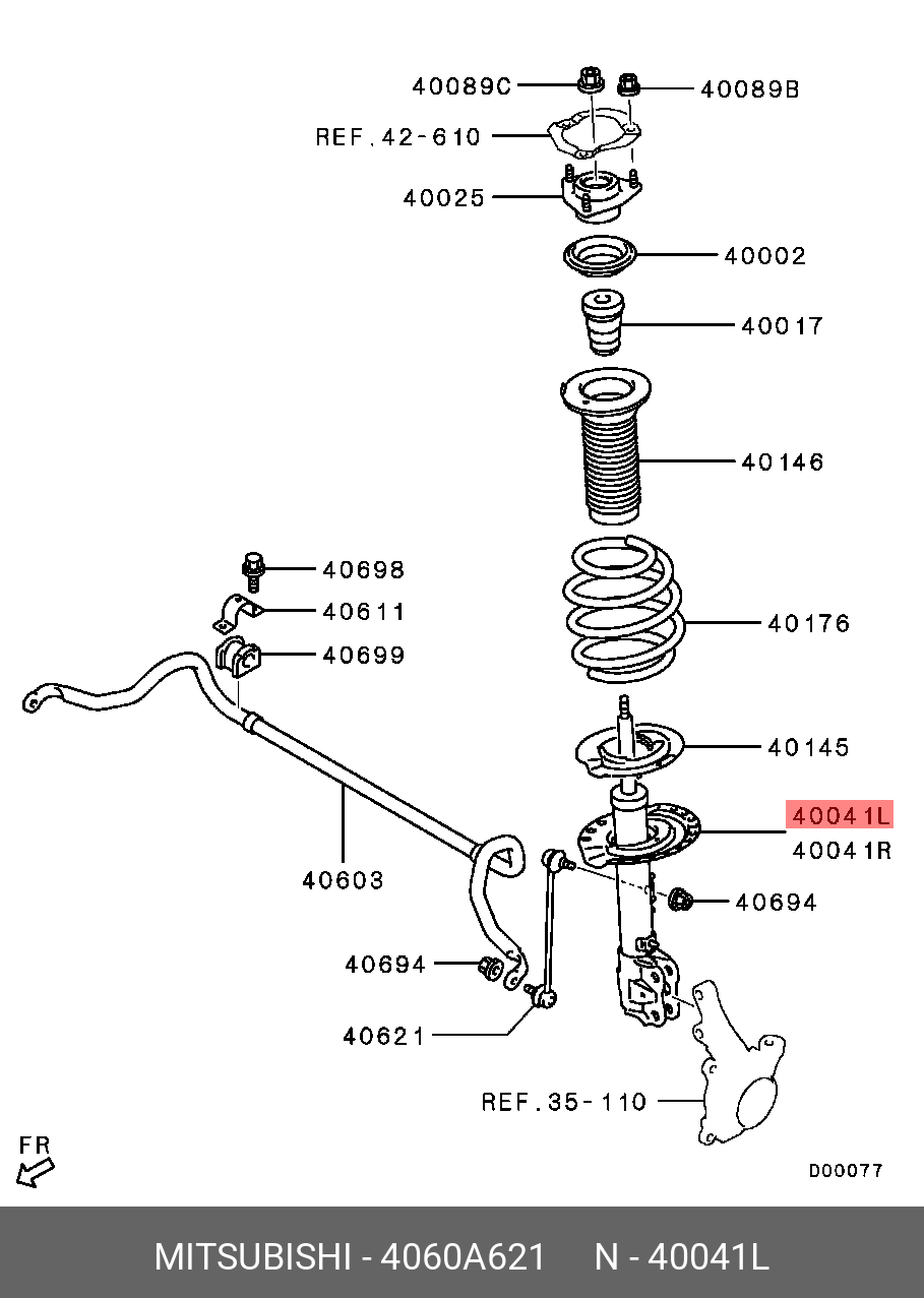 MITSUBISHI 4060A621 4060A669,4060A587