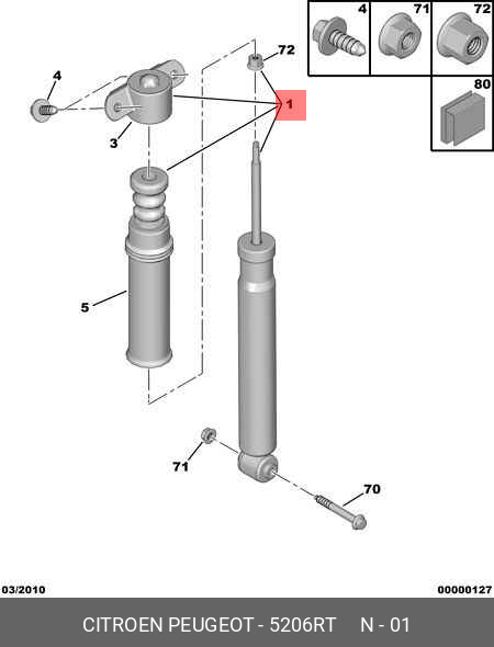 PEUGEOT 5206.RT 5206.ZW,5206RT,5206ZV,9800558480,5206.RT