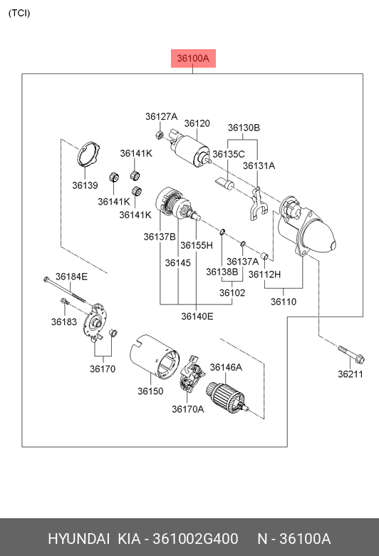 Hyundai / KIA 361002G400 361002G400