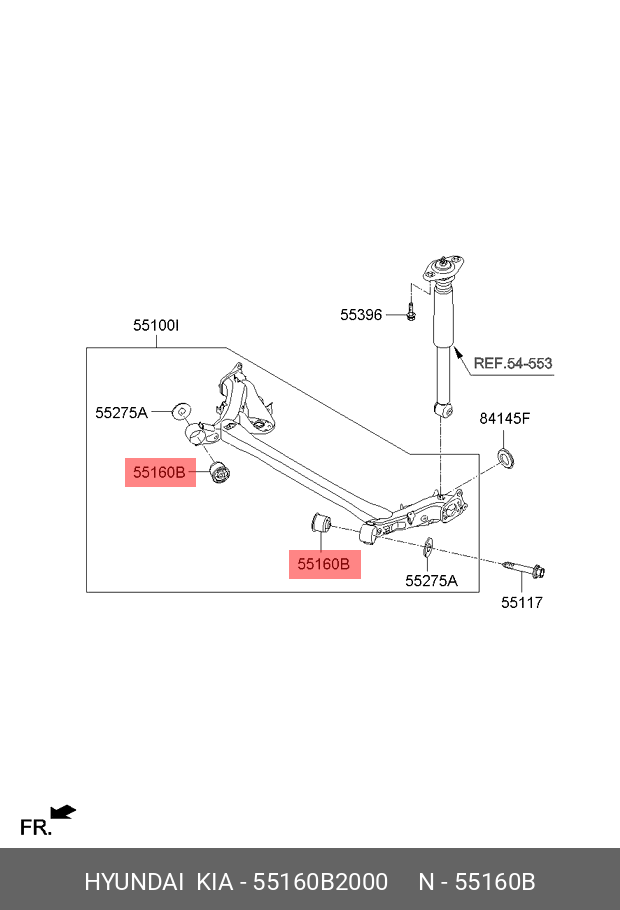 KIA 55160-B2000 55160-B2000