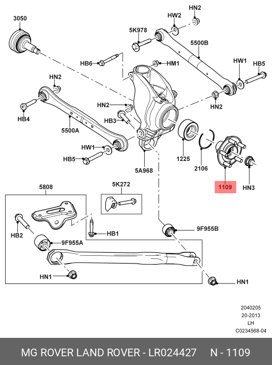 LAND ROVER LR024427 LR024427