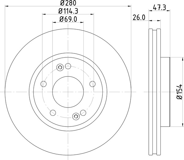 NISSHINBO ND6037 51712-3K010,51712-2C000,51712-3K050,51712-2E300,51712 ...