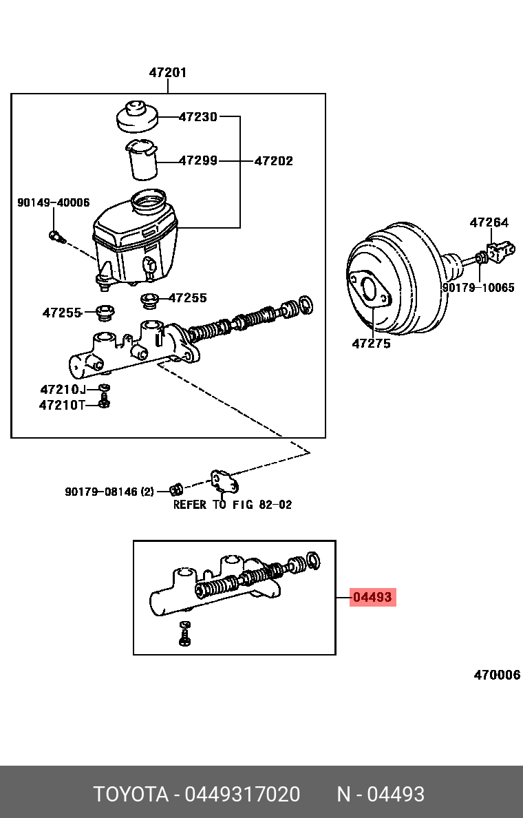TOYOTA 04493-17020 04493-17020