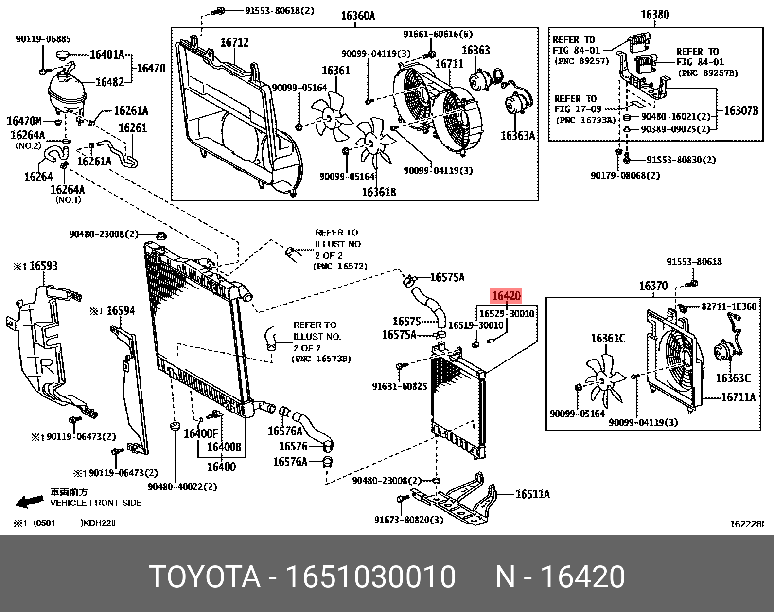 TOYOTA 1651030010 1651030010