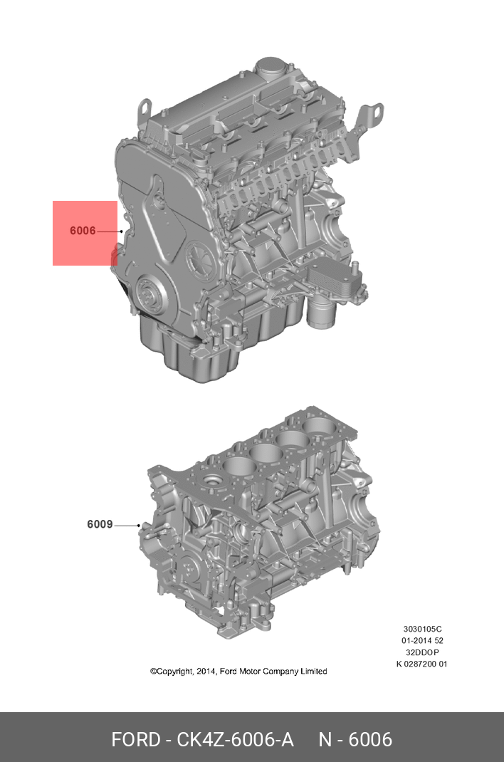 FORD CK4Z6006A CK4Z6006A