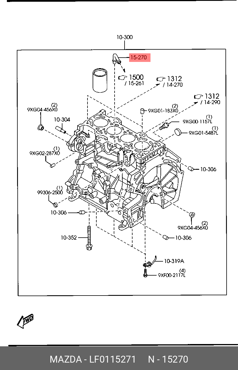 MAZDA LF0115271 LF0115271