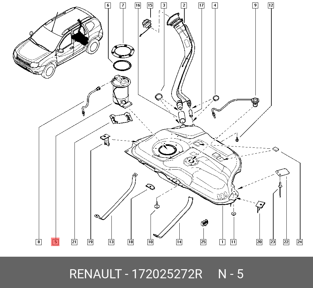 RENAULT 172025272R 172025272R