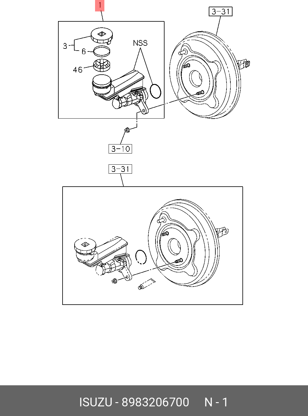 ISUZU 8-98320-670-0 8-98320-670-0
