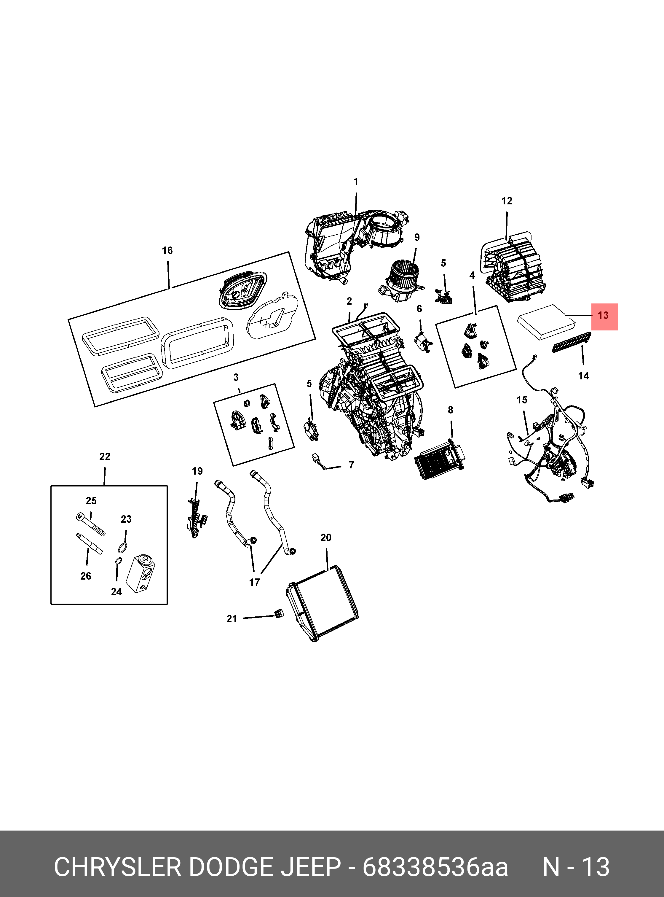 CHRYSLER 68338 536AA 7 736 6480