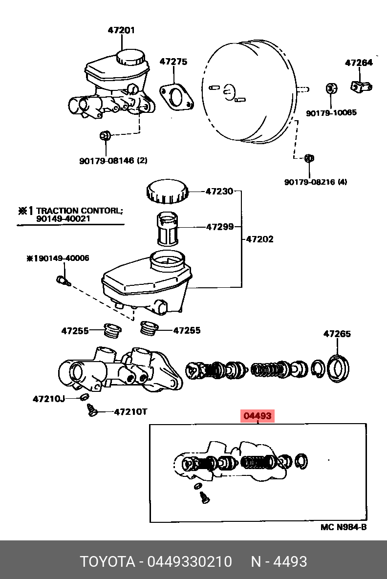 TOYOTA 04493-30210 04493-30211