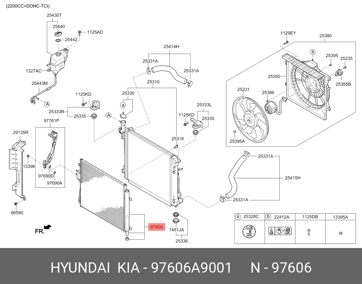 Hyundai / KIA 97606A9001 97606A9001