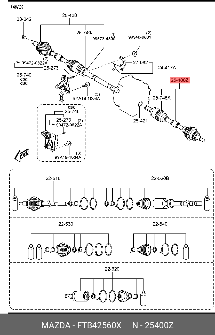 MAZDA FTB4-25-60X FTB4-25-60X