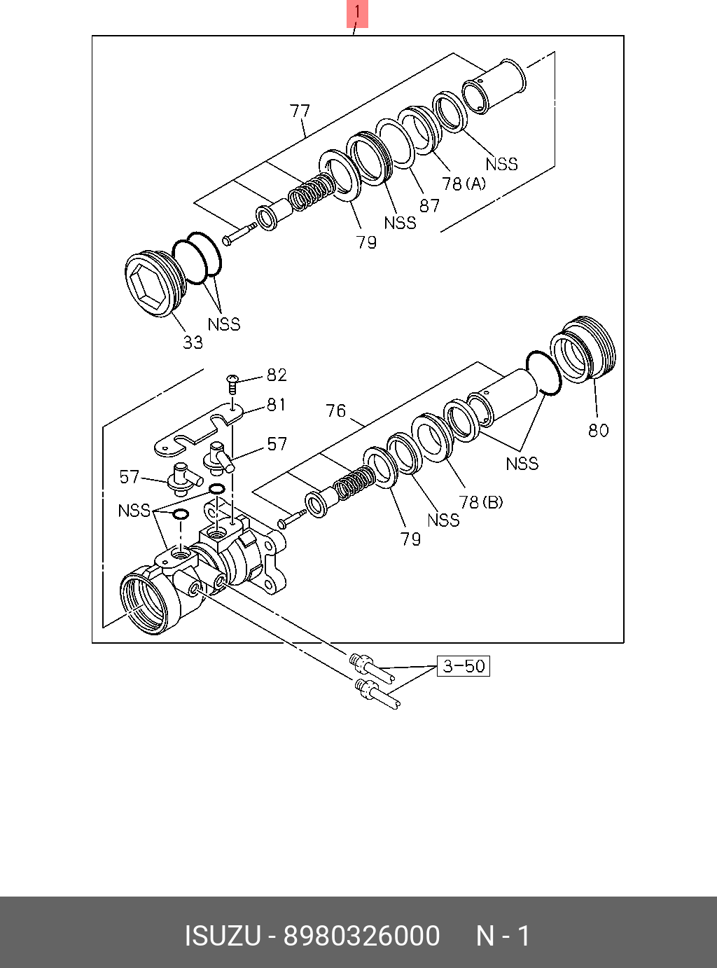 ISUZU 8-98032-600-0 8-98032-600-0