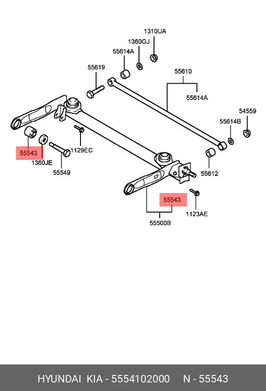 HYUNDAI 55541-02000 55541-02001,55541-02000