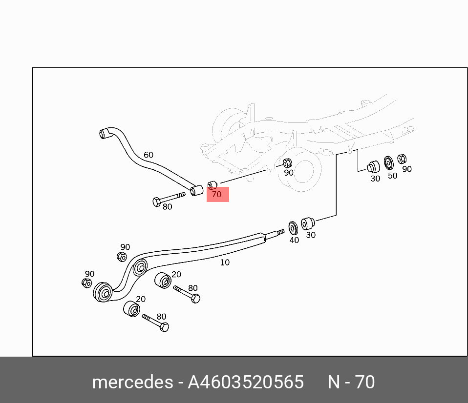 MERCEDES-BENZ A4603520565 A4603520565