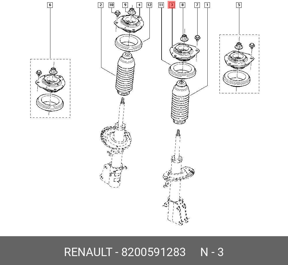 RENAULT 8200591283 8200591283,415 323 00 20