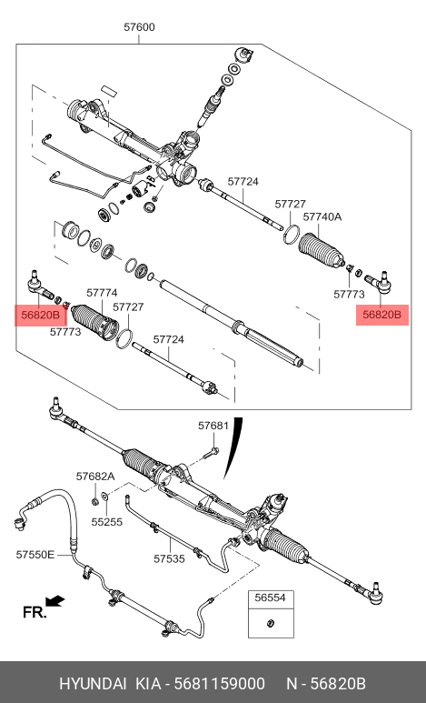 HYUNDAI 56811-59000 56811-59000