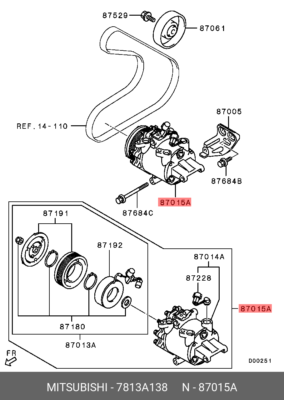 MITSUBISHI 7813A138 7813A138