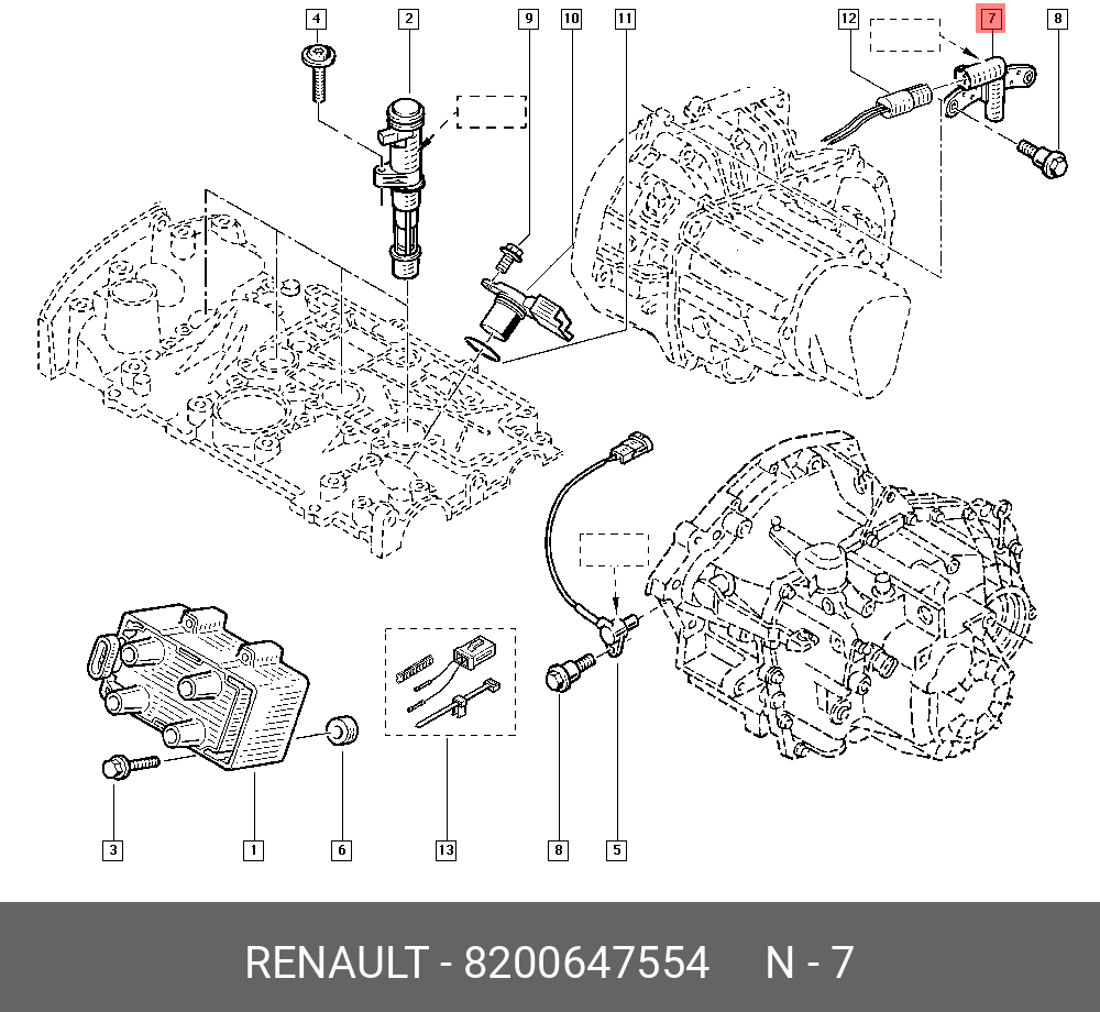 RENAULT 8200647554 8200647554