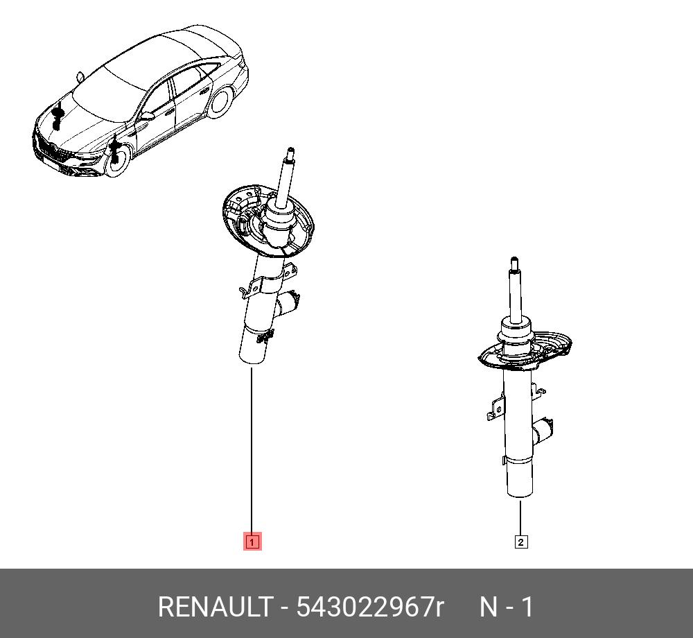 RENAULT 543022967R 543022967R