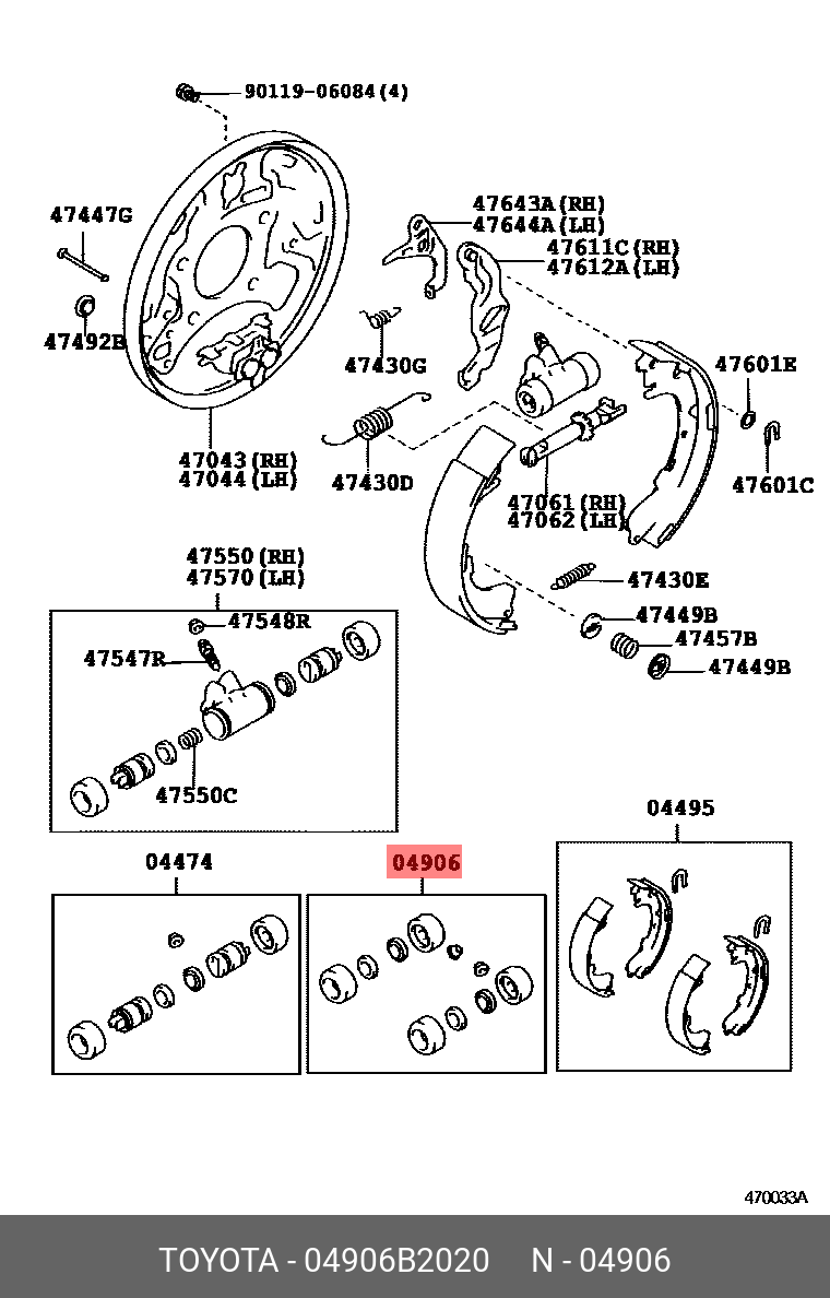 DAIHATSU 04906-B2020 01433-SJ8-000