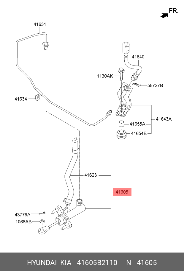 KIA 41605-B2110 41605-B2110