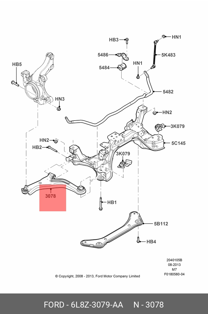 FORD 6L8Z-3079-AA 6L8Z-3079-AA
