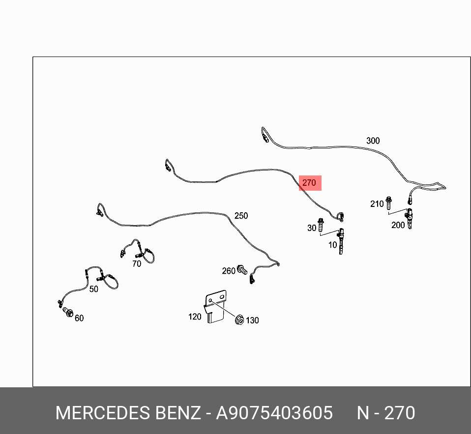 Daimler AG A9075403605 A9075403605