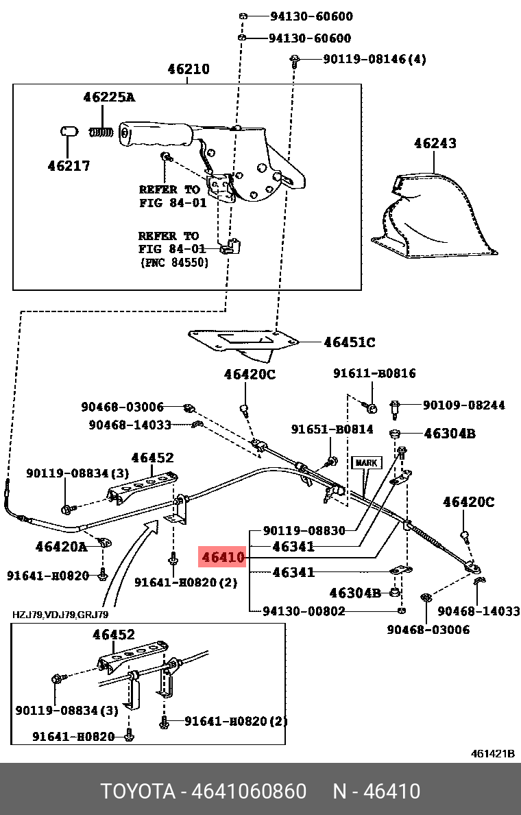 TOYOTA 46410-60860 46410-60860