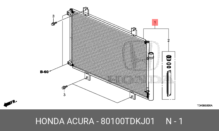 HONDA 80100TDKJ01 80100TDKJ01