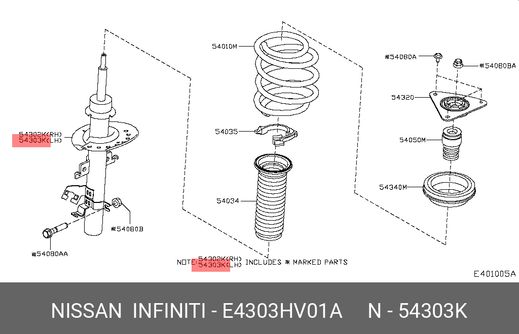 NISSAN E4303HV01A E4303HV01A