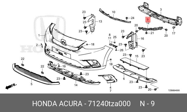 HONDA 71240TZA000 71240TZA000