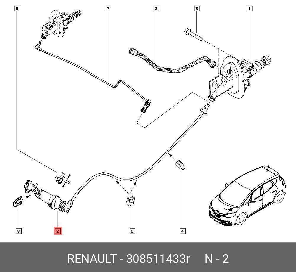 RENAULT 308511433R 308511433R